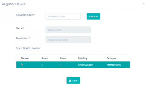 Register Your Device on the Web - CoReceptionist